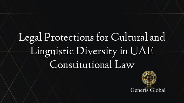 Legal Protections for Cultural and Linguistic Diversity in UAE ...