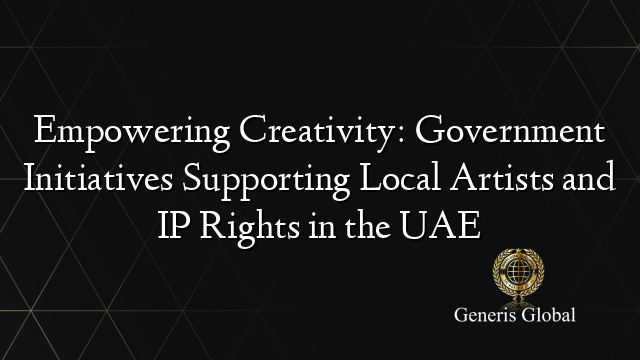 Empowering Creativity: Government Initiatives Supporting Local Artists ...