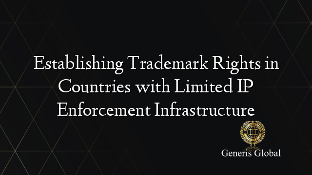 Establishing Trademark Rights in Countries with Limited IP Enforcement ...