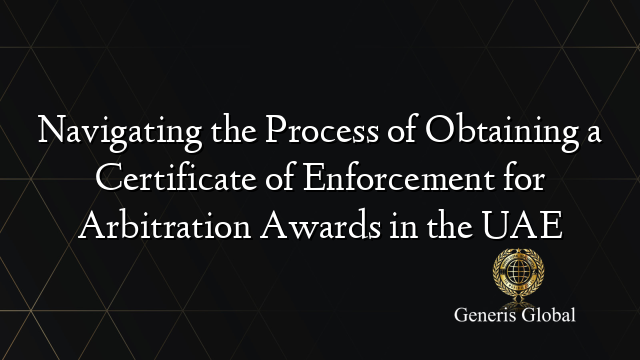 Navigating the Process of Obtaining a Certificate of Enforcement for ...