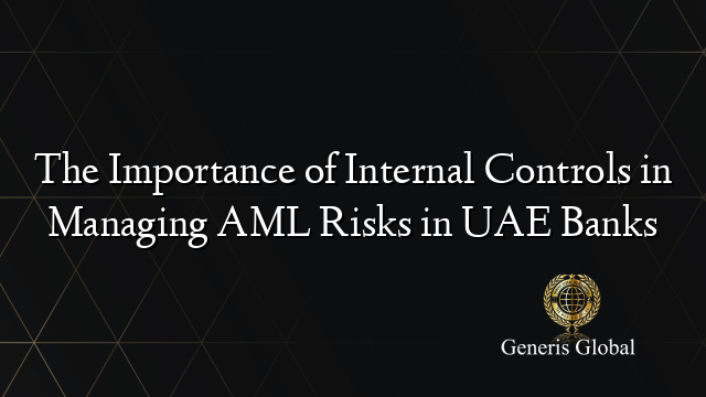 The Importance of Internal Controls in Managing AML Risks in UAE Banks
