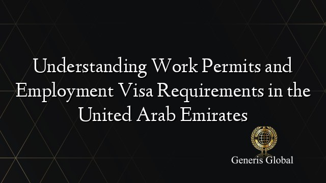 Understanding Work Permits and Employment Visa Requirements in the ...
