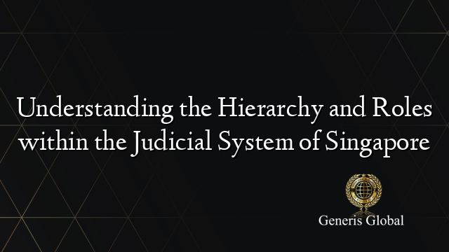 Understanding the Hierarchy and Roles within the Judicial System of ...