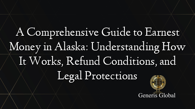 A Comprehensive Guide to Earnest Money in Alaska: Understanding How It ...