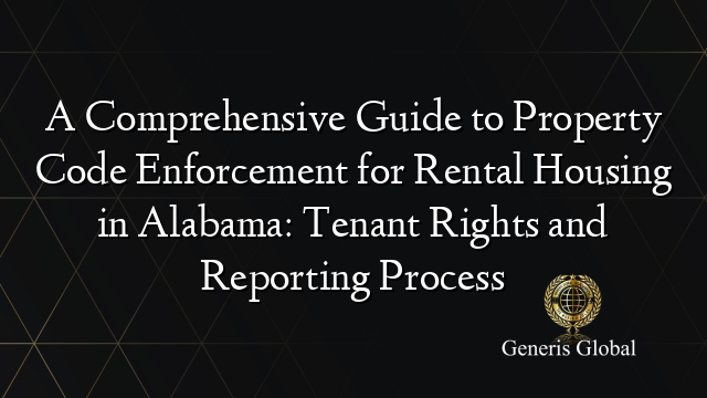 A Comprehensive Guide to Property Code Enforcement for Rental Housing ...