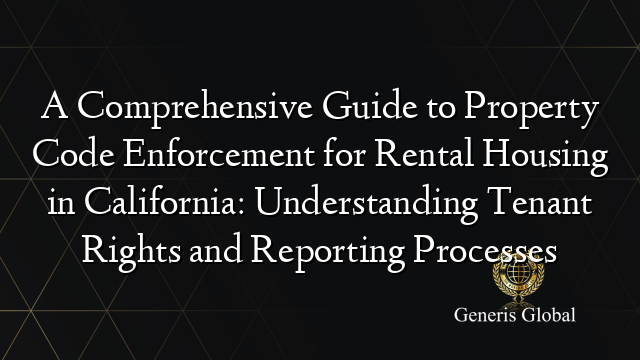 A Comprehensive Guide to Property Code Enforcement for Rental Housing ...