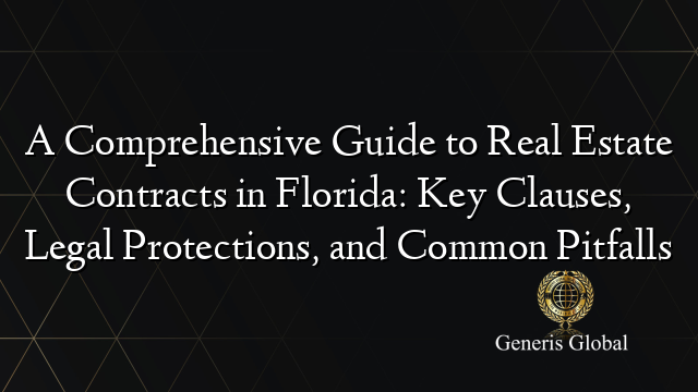 A Comprehensive Guide to Real Estate Contracts in Florida: Key Clauses ...