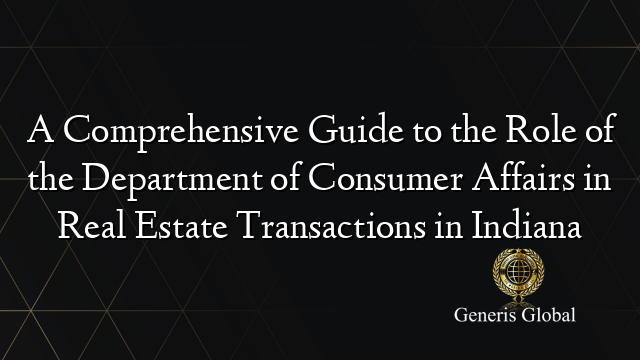 A Comprehensive Guide to the Role of the Department of Consumer Affairs ...