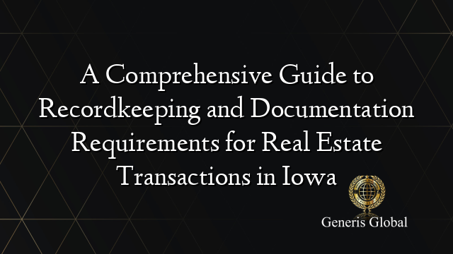 A Comprehensive Guide to Recordkeeping and Documentation Requirements ...