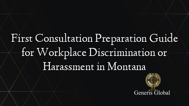 First Consultation Preparation Guide for Workplace Discrimination or ...