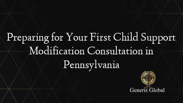 Preparing for Your First Child Support Modification Consultation in ...