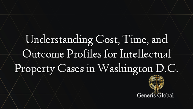 Understanding Cost, Time, and Outcome Profiles for Intellectual ...