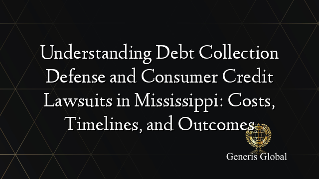 Understanding Debt Collection Defense and Consumer Credit Lawsuits in ...